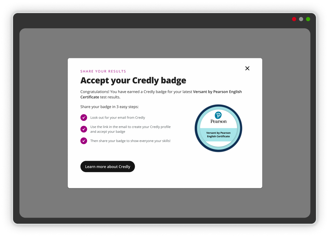 Versant by Pearson English Certificate
